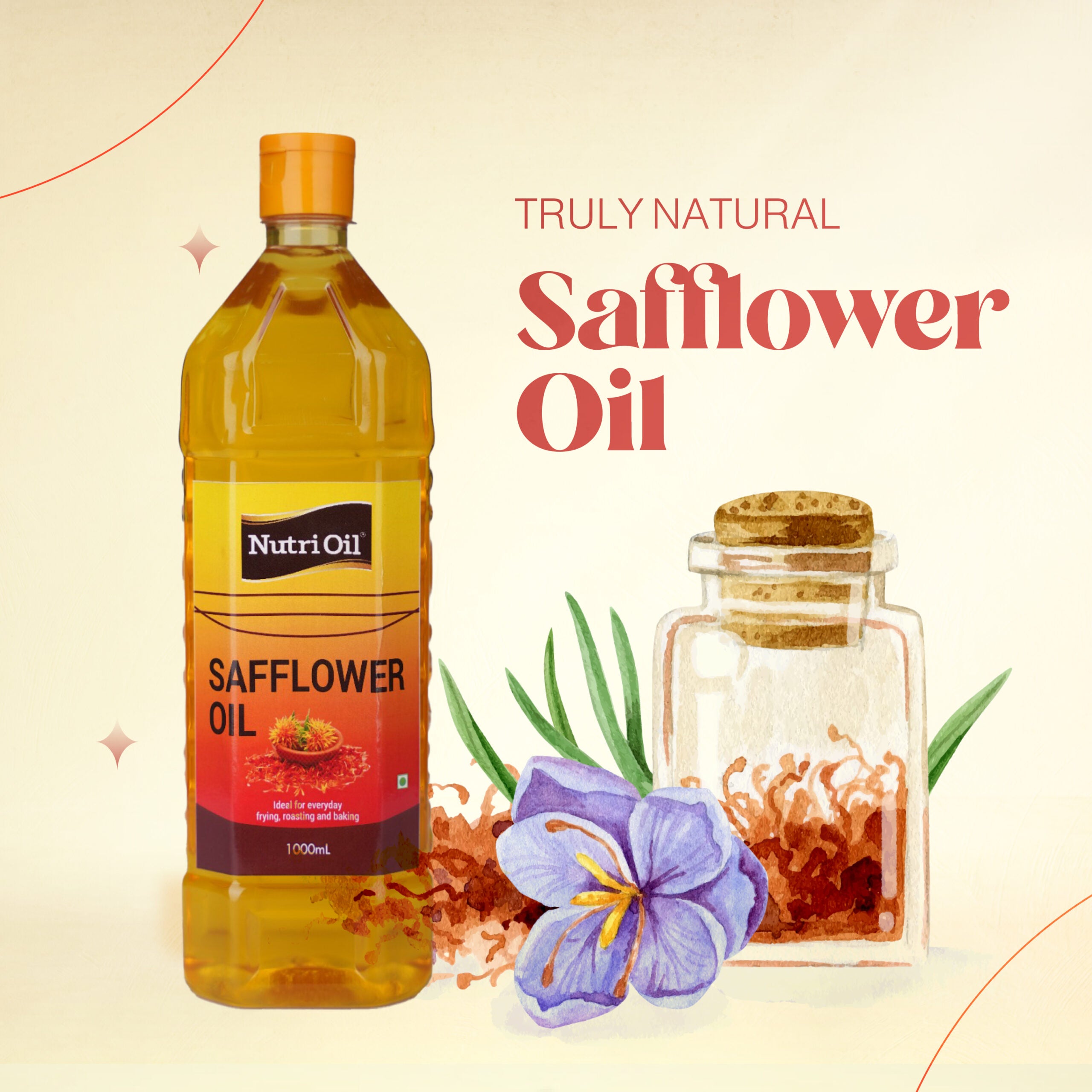 Safflower Oil - 1Ltr – Nutri Group AU